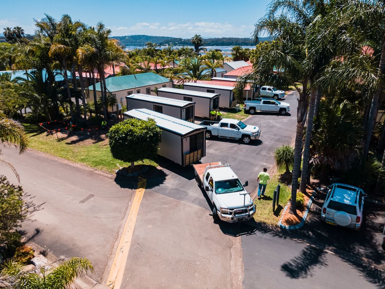 Delivering 5 Studio Suite VanHomes to Glorious Batemans Bay